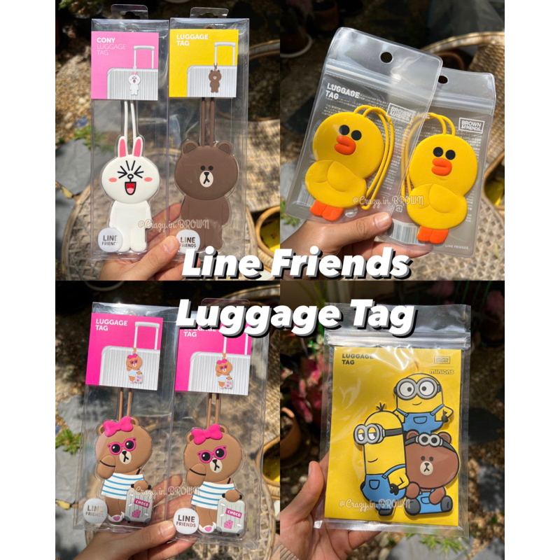 พร้อมส่ง 🎁 Line Friends Luggage Tag แท็กกระเป๋าเดินทาง | Shopee Thailand