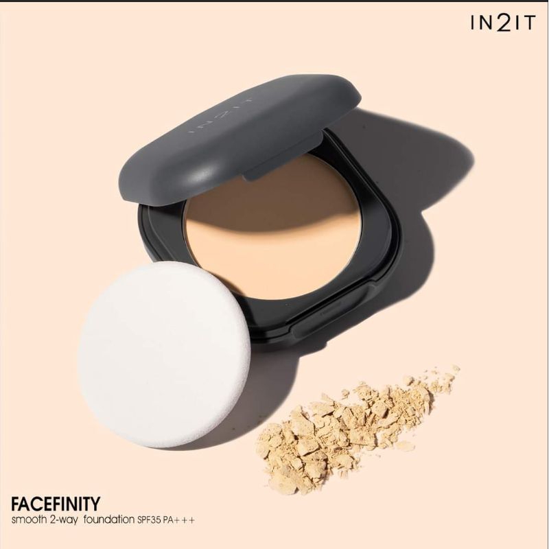 IN2IT Facefinity Smooth 2-Way Foundation SPF35 PA+++ แป้งผสมรองพื้น ...