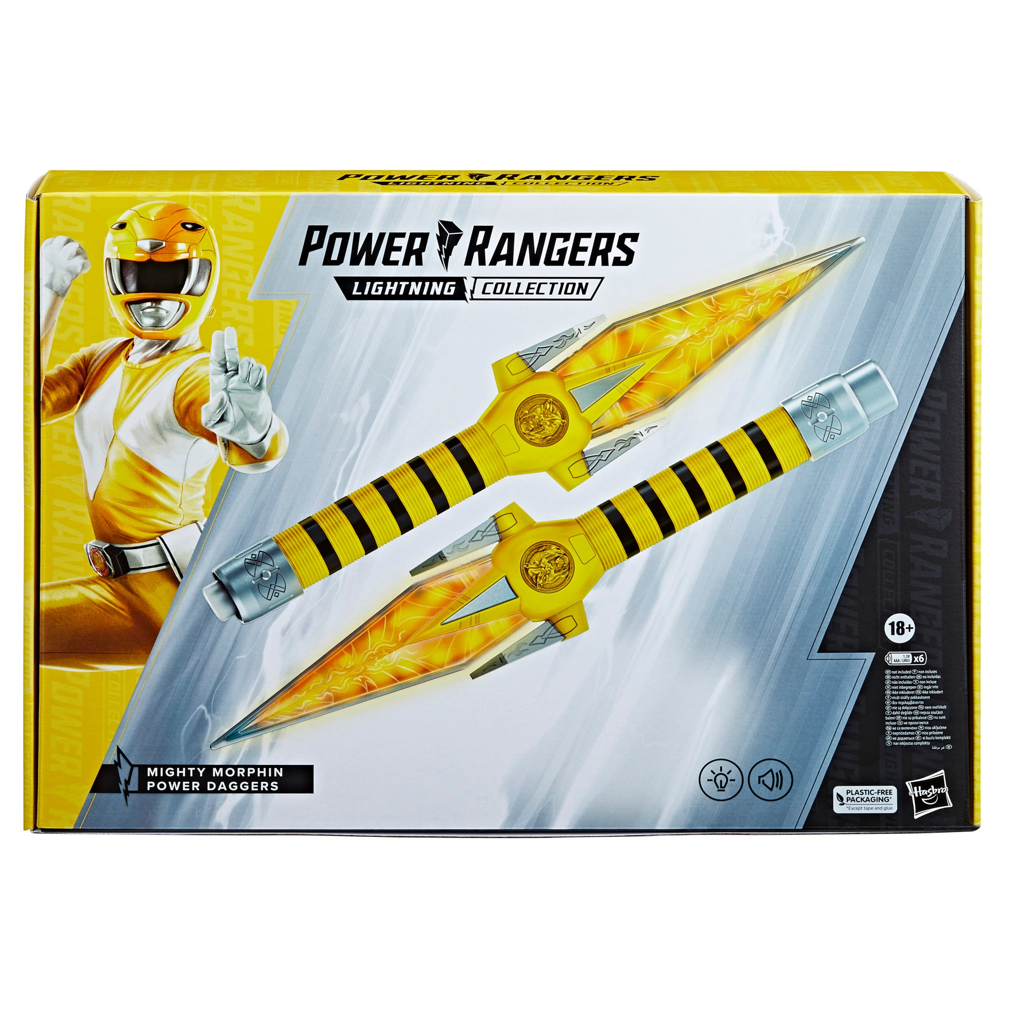 Power Rangers Lightning Collection Mighty Morphin Yellow Ranger Power ...