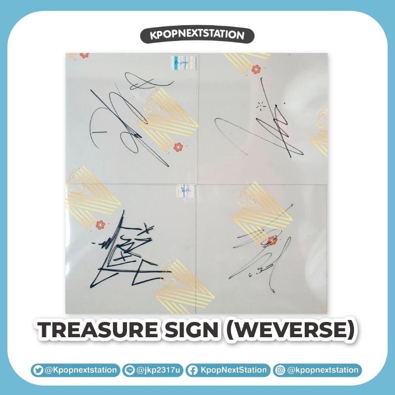 treasure sign weverse | Shopee Thailand