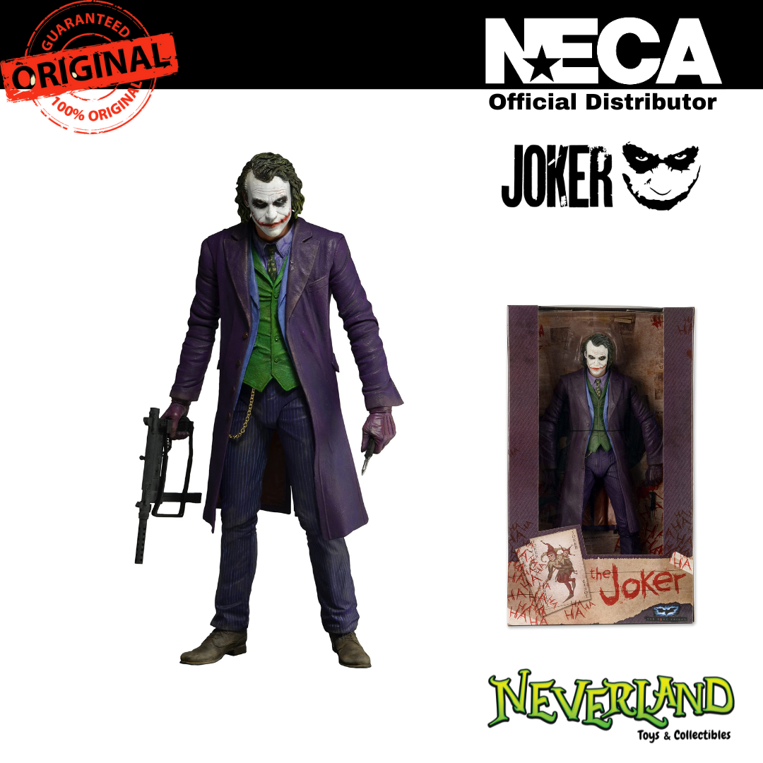 (NECA) The Dark Knight Joker (Heath Ledger) 1/4 Scale Figure 48 cm ...