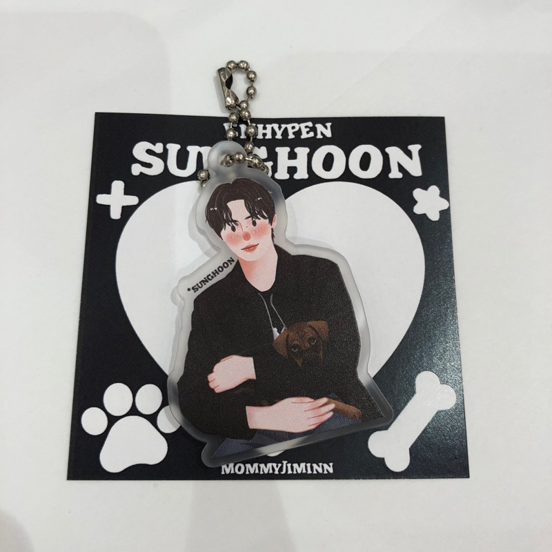 Acrylic Keychain พวงกุญแจ Enhypen & Dog เอ็นไฮเพน เอนไฮเพน Heeseung Jay ...