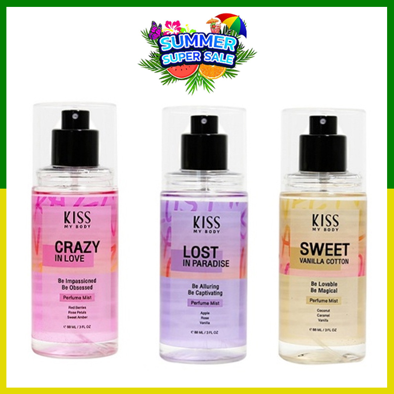 KISS MY BODY Perfume Body Mist 88 ml. V.2 | Shopee Thailand