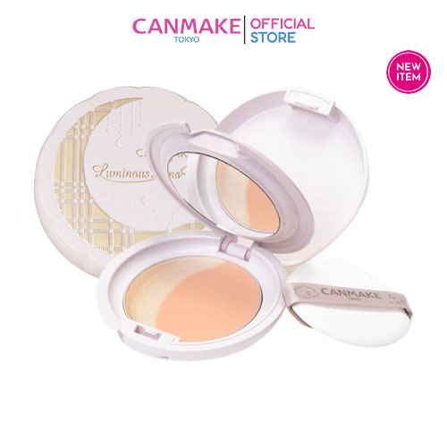 CANMAKE Luminous Luna Pact SPF50+ PA++++ ครีมรองพื้นเนื้อครีมบางเบา X ...