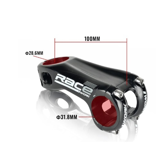 RACEWORK MTB Stem เสตม RACEWORK -20 องศา ขนาด 80/90/100 มม. เสต็ม สเต็ม ...