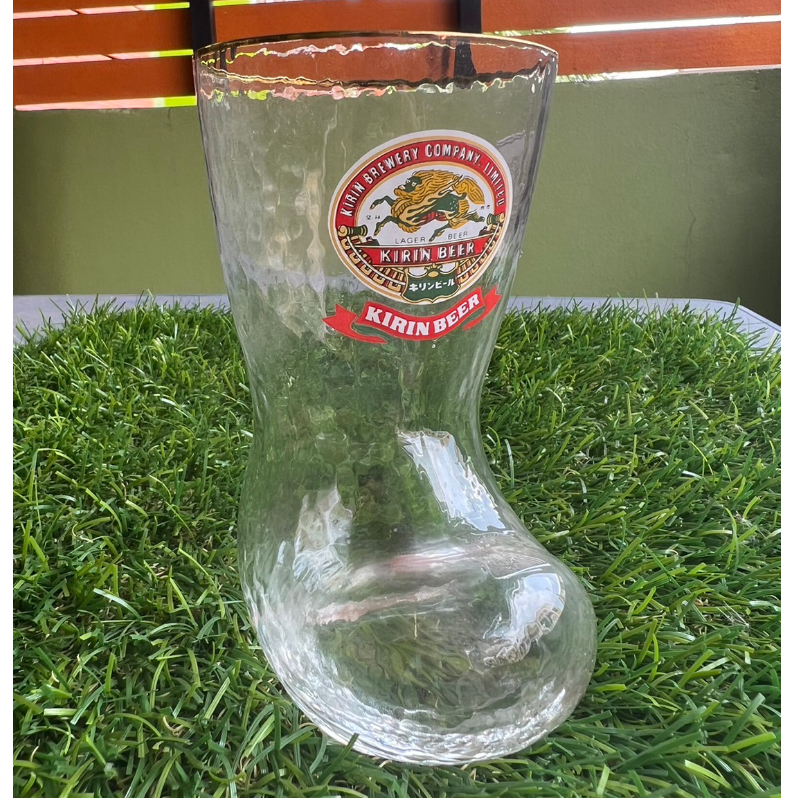 แก้วเบียร์ทรงรองเท้าบูทคิริน (Boot Glass) KIRIN ลิขสิทธิ์แท้ ทรงหายาก ...