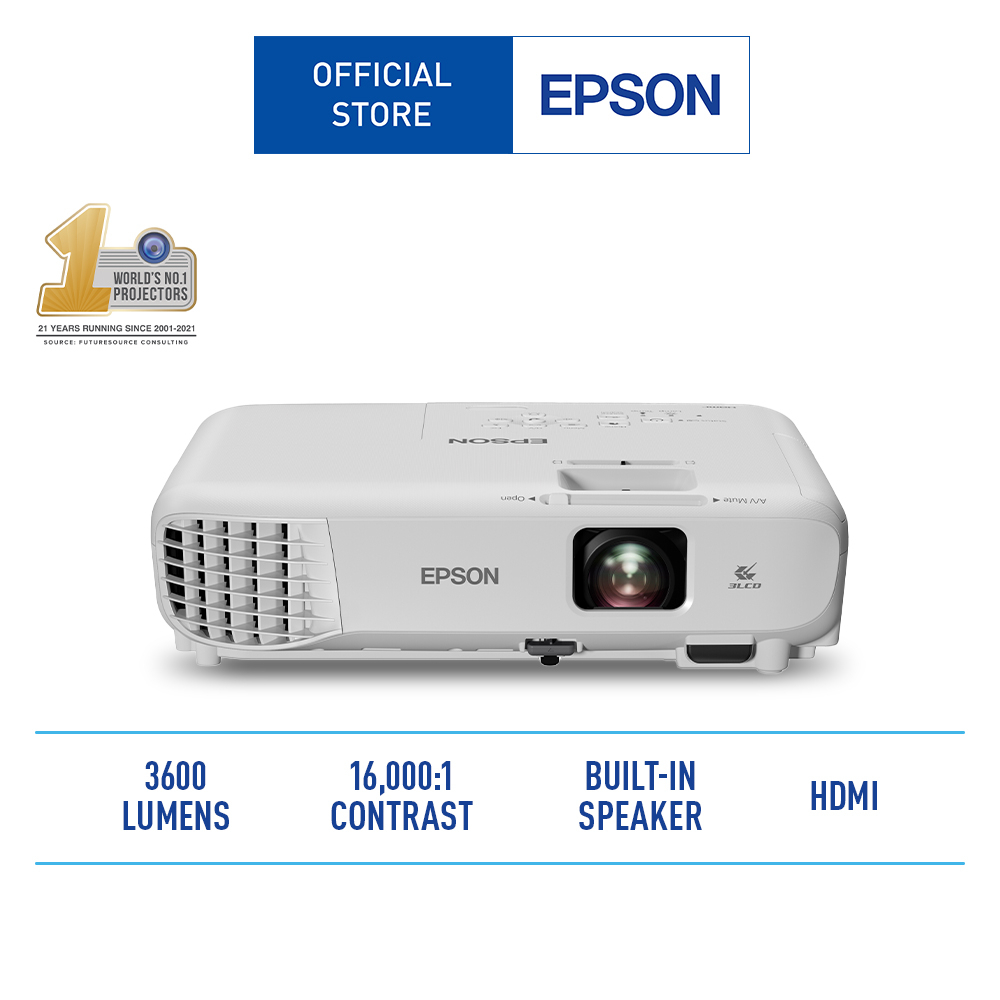 Epson EB-X06 XGA 3LCD BUSINESS PROJECTOR 3,600 lumens (โปรเจคเตอร์ ...