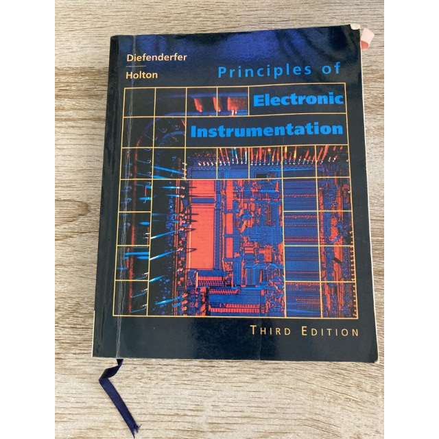 หนังสือมือสอง Textbook ราคาถูก Principles of Electronic Instrumentation 3rd Edition ...