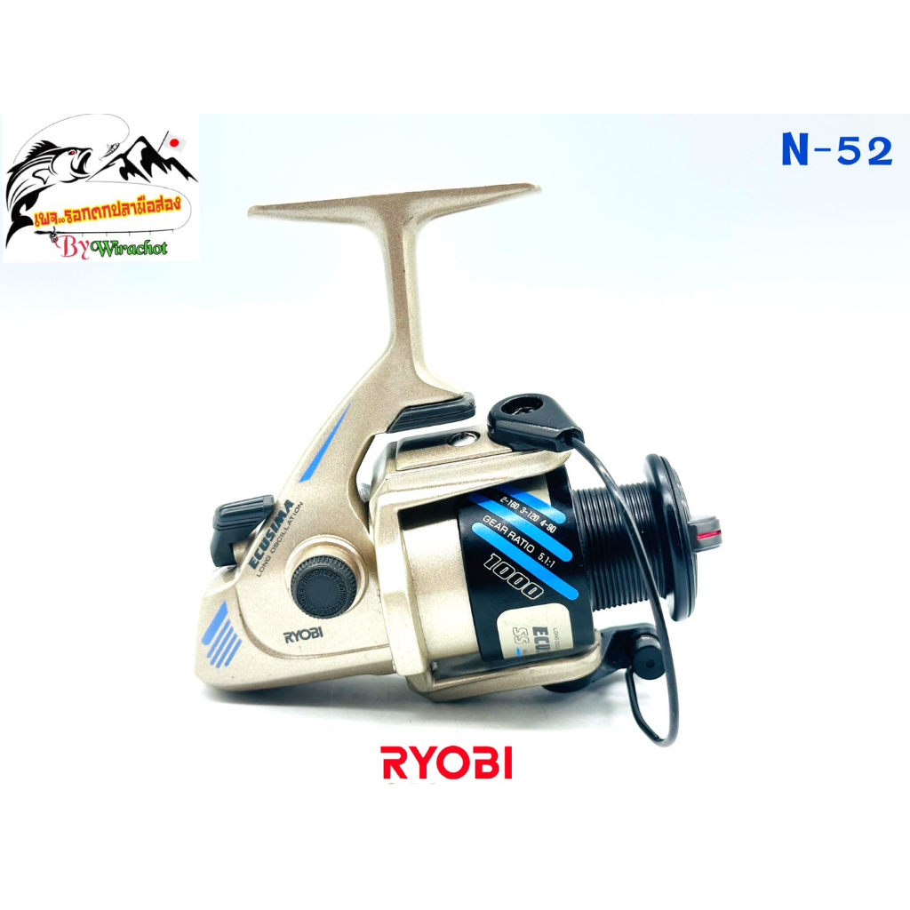 รอก รอกญี่ปุ่น รอกญี่ปุ่นมือ2 รอกตกปลา RYOBI Ecusima SS-1000 (N-52) ญี่ปุ่นมือสอง รอกตกปลาหน้า ...