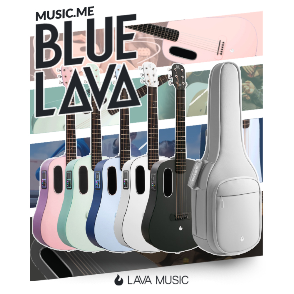 กีต้าร์โปร่งไฟฟ้า BLUE LAVA Touch with AirFlow Bag I ผ่อน 0% นาน10 ...