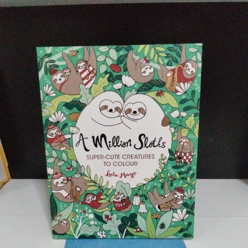 A Million Sloths Super-Cute Creatures to colourสำหรับระบายสี | Shopee ...