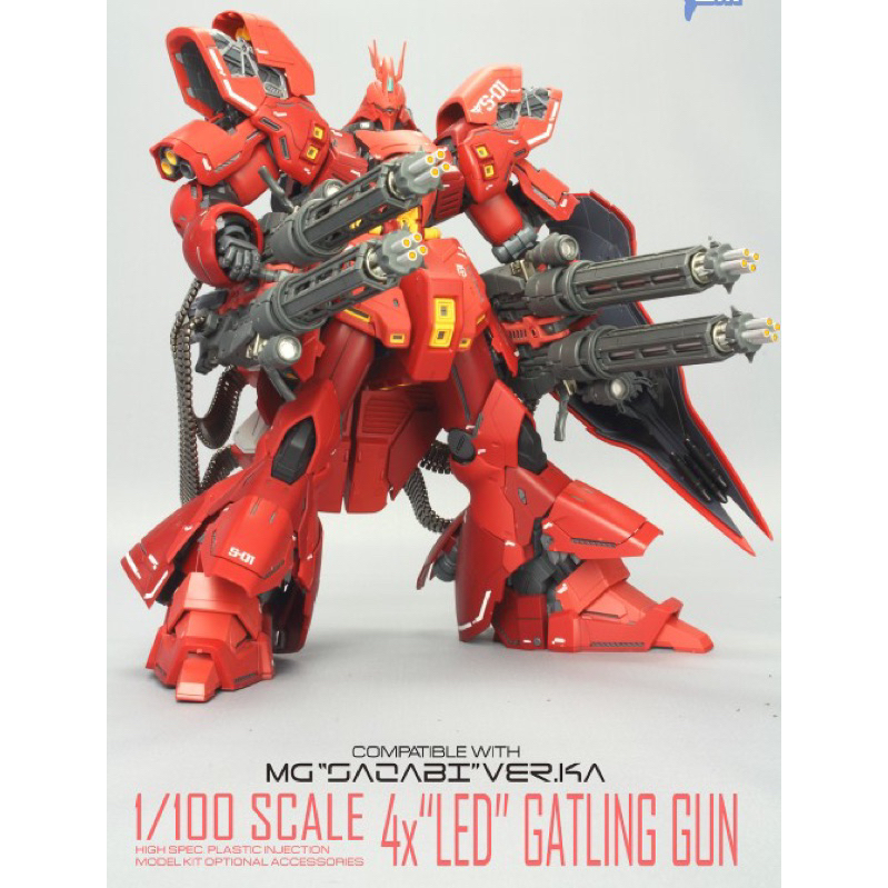 MG 1/100 Sazabi Gatling Gun BOOTLEG DUAL SET | Shopee Thailand