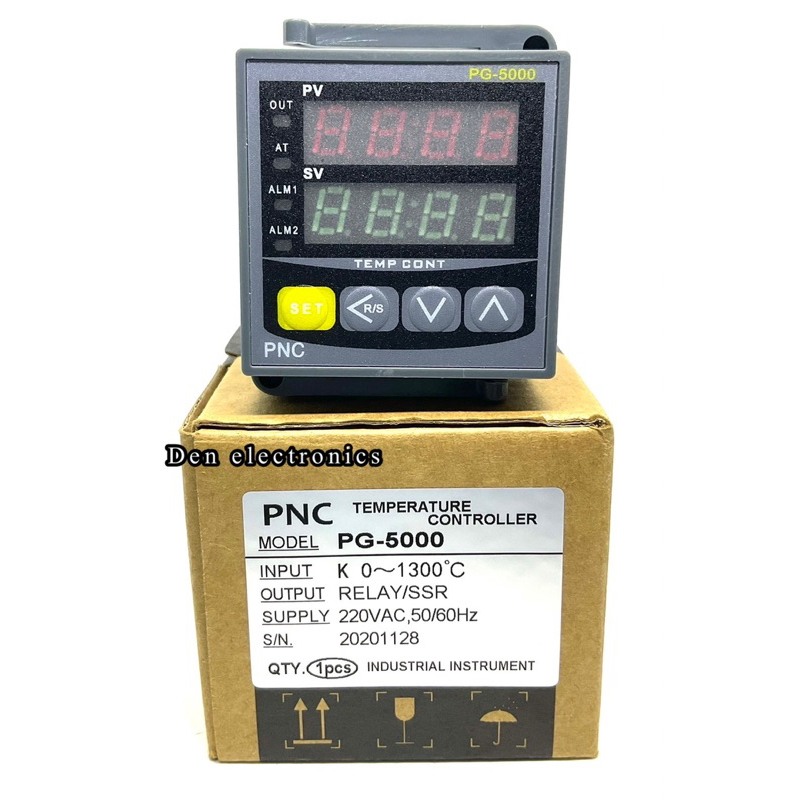 PG-5000 หน้า48×48 เครื่องควบคุมอุณหภูมิ TEMPERATURE CONTROLLER INPUT K ...