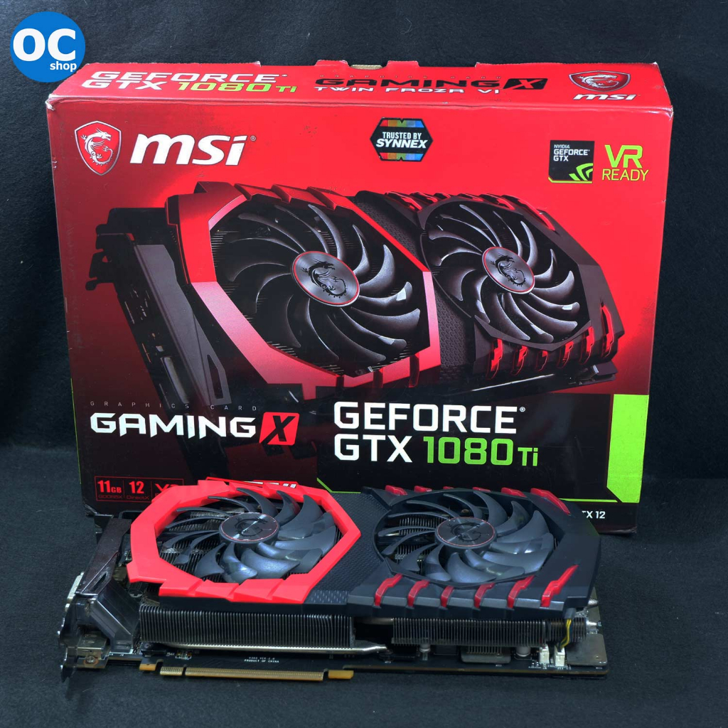 การ์ดจอ GTX 1080TI / 11G MSI GamingX (D5) สภาพดีครับ ครบกล่อง | Shopee Thailand