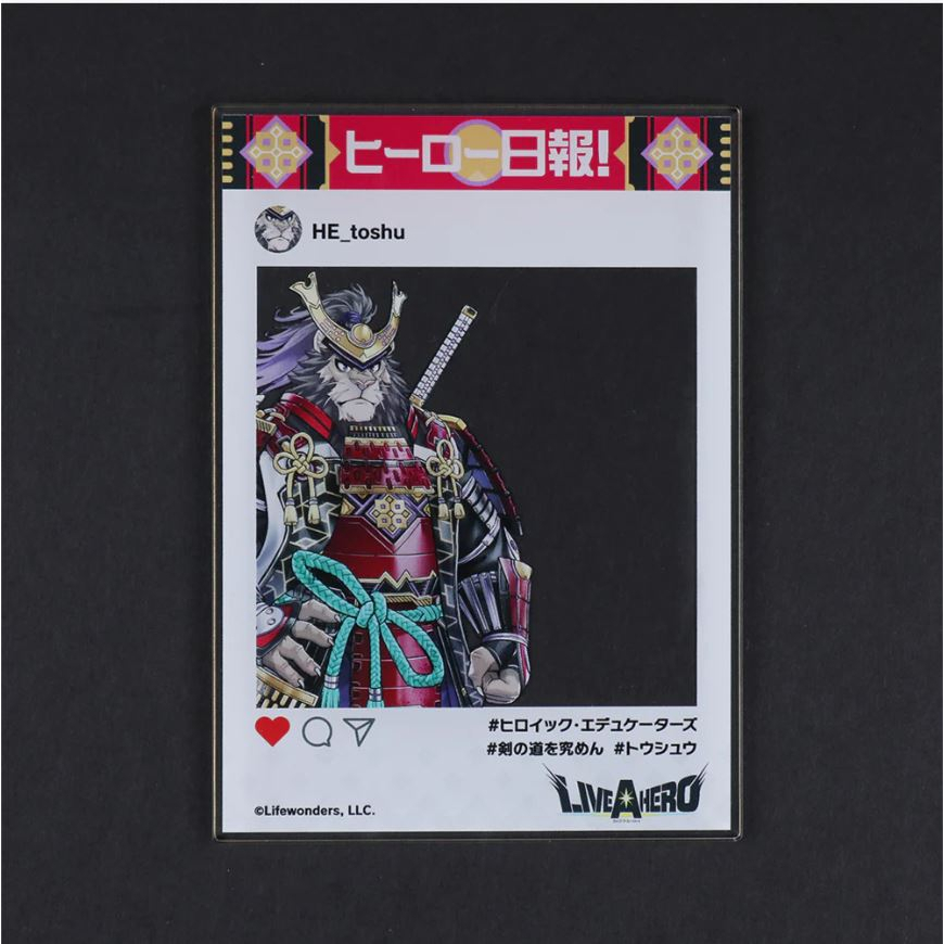 (สินค้ามือหนึ่ง) Kemono / Furry - LIVE A HERO SNS Frame Clear Card ...
