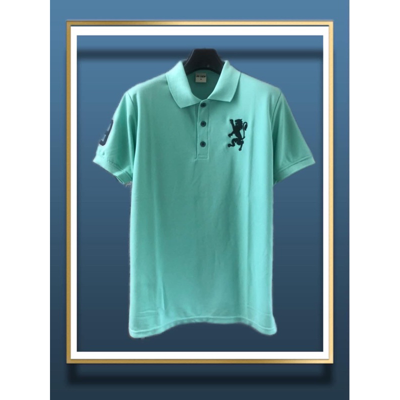 เสื้อโปโลปักสิงห์ปกเรียบไซส์ใหญ่ S-8Xl อก38-60” | Shopee Thailand