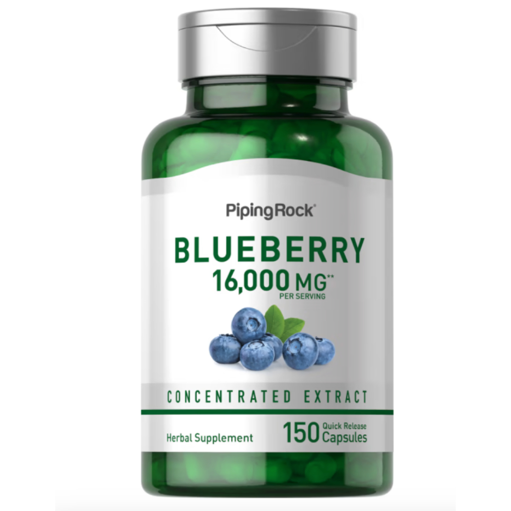 Piping Rock Blueberry 16,000 mg 150 Capsules | Shopee Thailand
