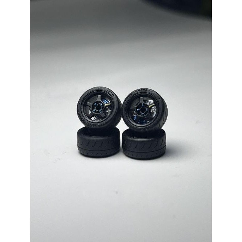 ล้อ spoon Sw388 +disc สีฟ้า ยางเรซิ่น มีแกนล้อ ใส่แล้วหมุนได้ | Shopee ...