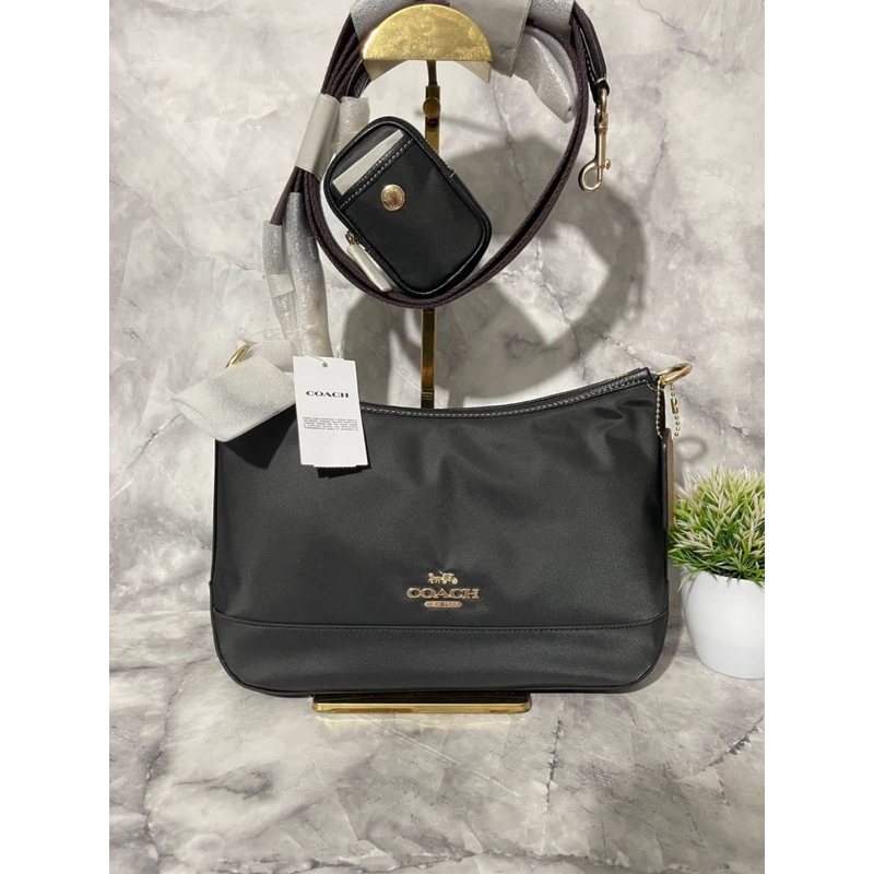 COACH Ellis Shoulder Bag in Nylon พร้อมส่ง | Shopee Thailand
