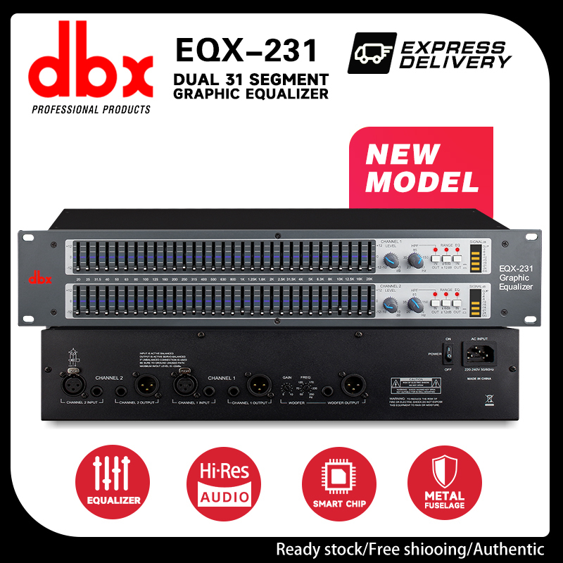 (รุ่นล่าสุดในปี 2023DBX EQX231 equalizer สามารถกำจัดเสียงรบกวนที่มีความถี่ต่ำได้อย่างมี ...