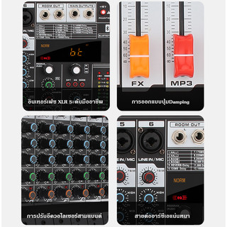 YAMAHA MINI6 6-Channel Mono Mixer Mixer with 2X450W EQ Power Amplifier ...