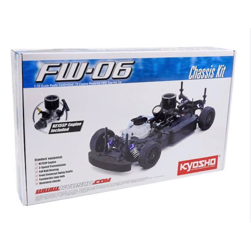 Kyosho 33216 1:10 Scale Radio Controlled .15 Engine Powered 4WD Touring ...
