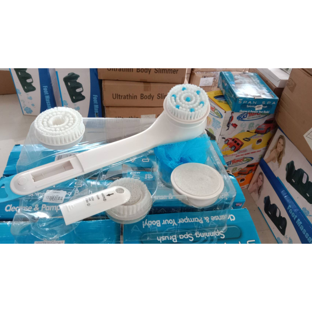Span Spa แปรงสปา ขัดผิว มี 5 หัวแปรง (สินค้าหลุดQC มีตำหนิ) | Shopee ...