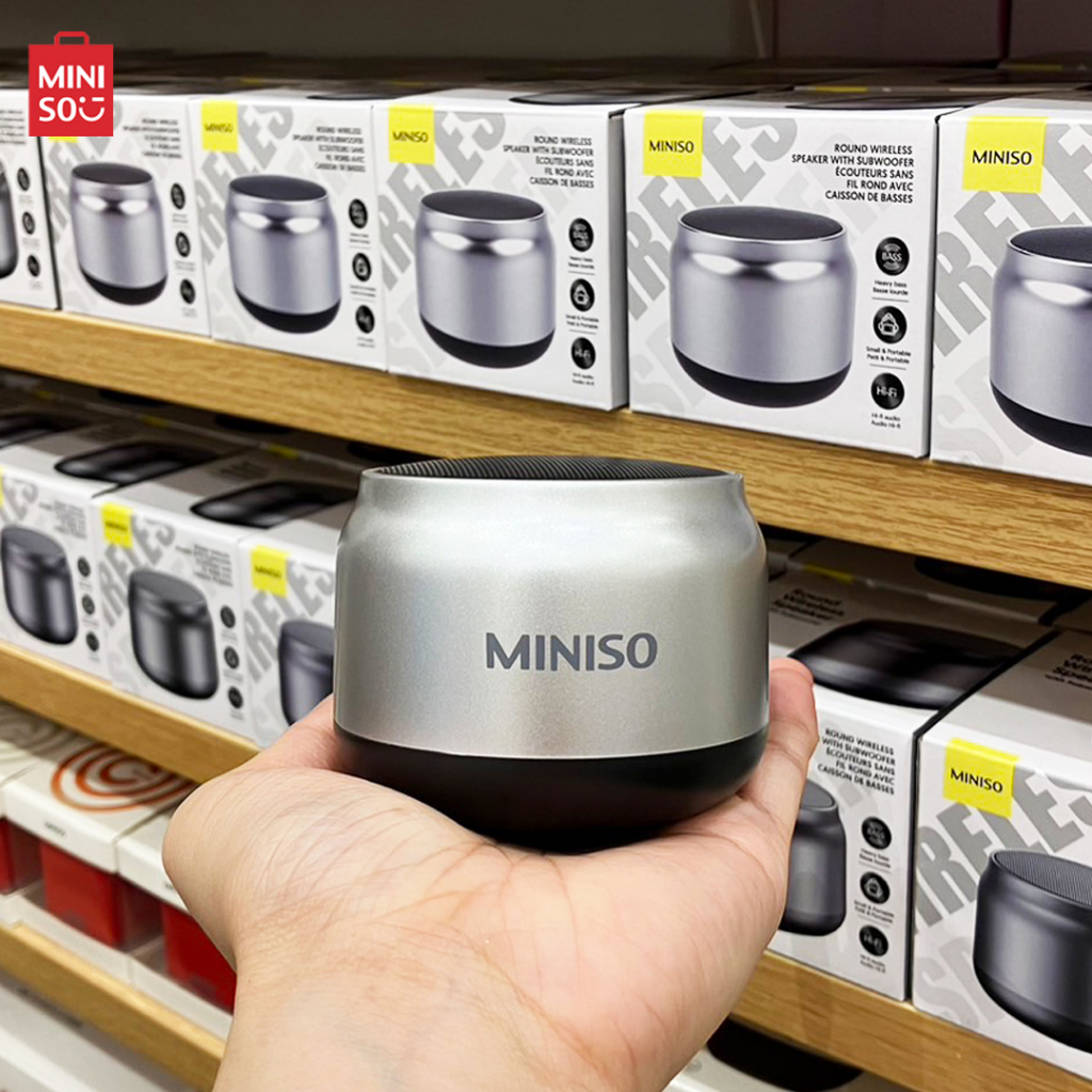 Miniso ลำโพง ขนาดพกพา บลูทูธ รุ่น H-4 | Shopee Thailand