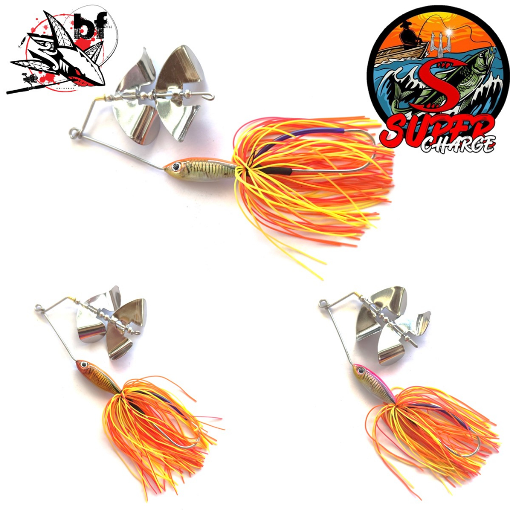 Buzz Bait บัสเบท SUPERCHARGE น้ำหนัก 24 กรัม 14 เซน ใบคู่ | Shopee Thailand