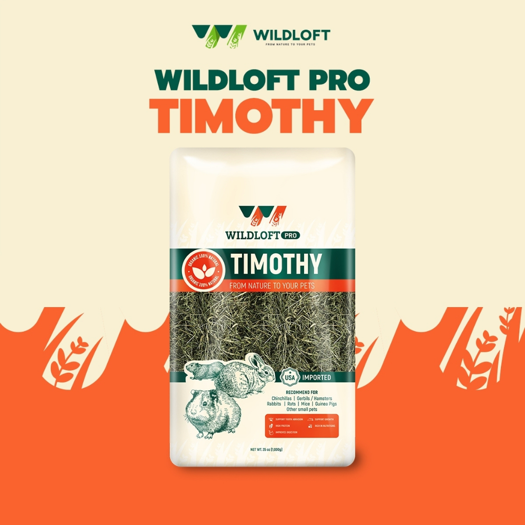 Wildloft PRO Super Premium Timothy ร่อนฝุ่น 1 kg | Shopee Thailand
