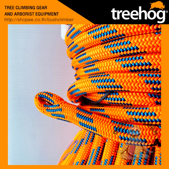 แท้จากบริษัท!! เชือกปีนต้นไม้ 11.8mm มาตรฐาน EN1891A Treehog Treehog One Spliced Eye Climbing ...