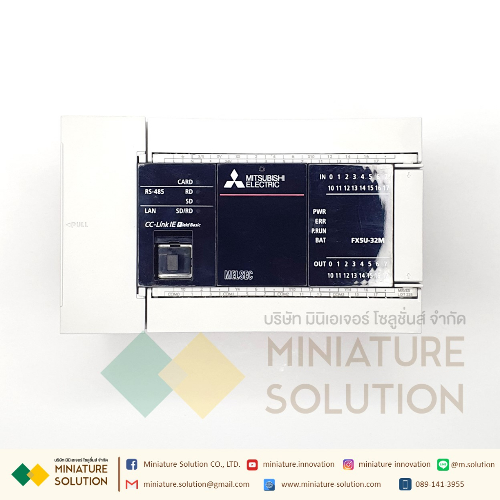 Mitsubishi PLC controller FX5U-32MR ES 64MR 80MR 32MT 64MT ESS AC/DC ...