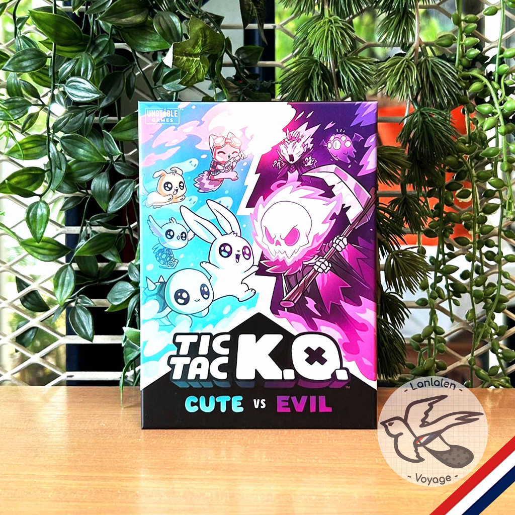 Tic Tac K.O.: Dragons vs Unicorns / Cute vs Evil แถมห่อของขวัญฟรี [Boardgame] | Shopee Thailand