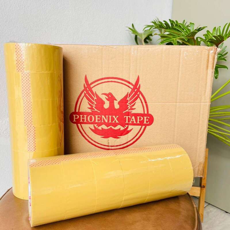 Phoenix tape 100 หลา เทปใส,ขุ่น ยกลัง 72 ม้วน | Shopee Thailand