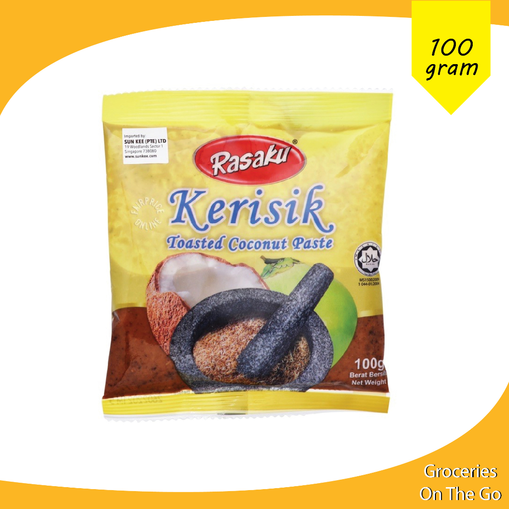 Toasted coconut paste (kerisik) 100gram x 2 | Shopee Thailand