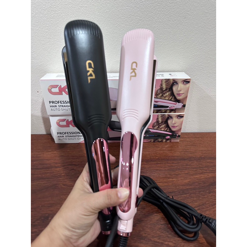 CKL 308 ปรับได้ถึง 4 ระดับ หนับเงา เครื่องหนีบผม เครื่องรีดผม ที่ม้วนผม ร้อนไว ปรับอุณหภูมิได้ ...