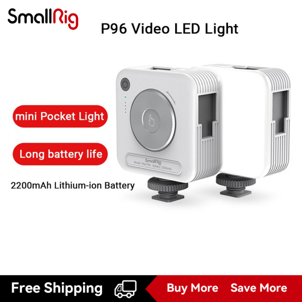 SmallRig Vibe P96 LED Video Light (White) 3287B | Shopee Thailand