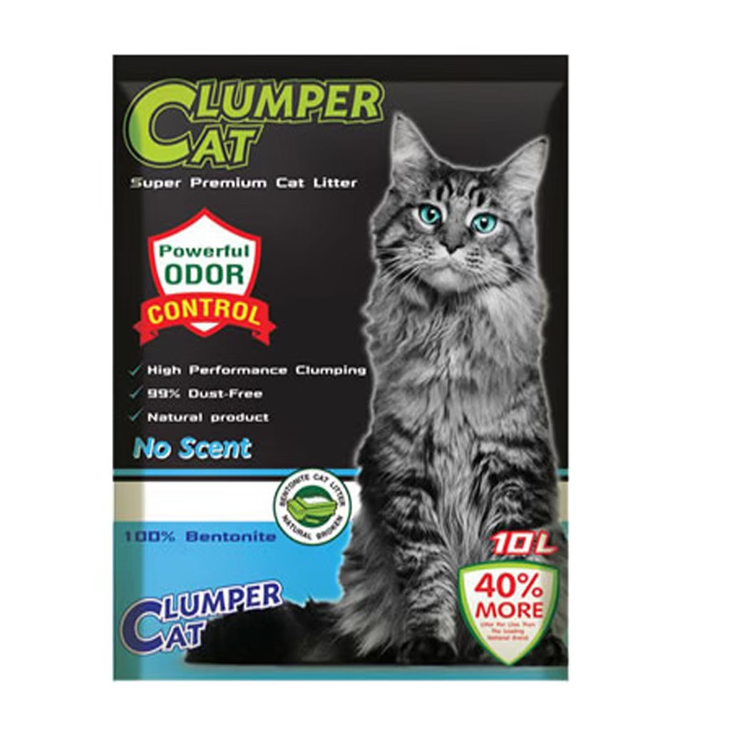 ใหม่ Clumper Cat ทรายแมวภูเขาไฟ ปราศจากฝุ่น ดับกลิ่นดีเยียม ขนาด 10 ...