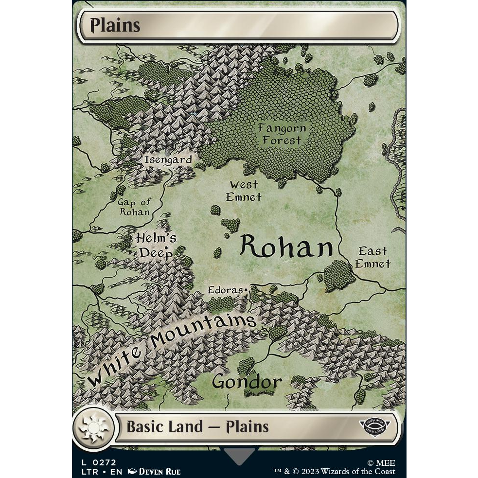 Basic Lands Full Art การ์ด Magic The Gathering ของแท้ จากชุด The Lord ...