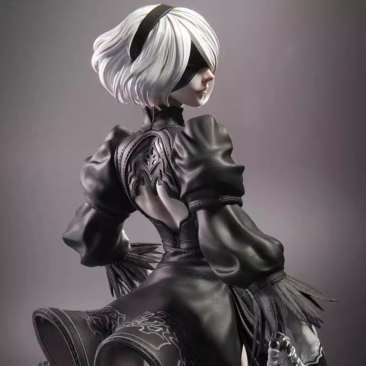 [โมเดลไม่ทำสี] 【Miss 2B NieR:Automata high-precision version】 3D ...