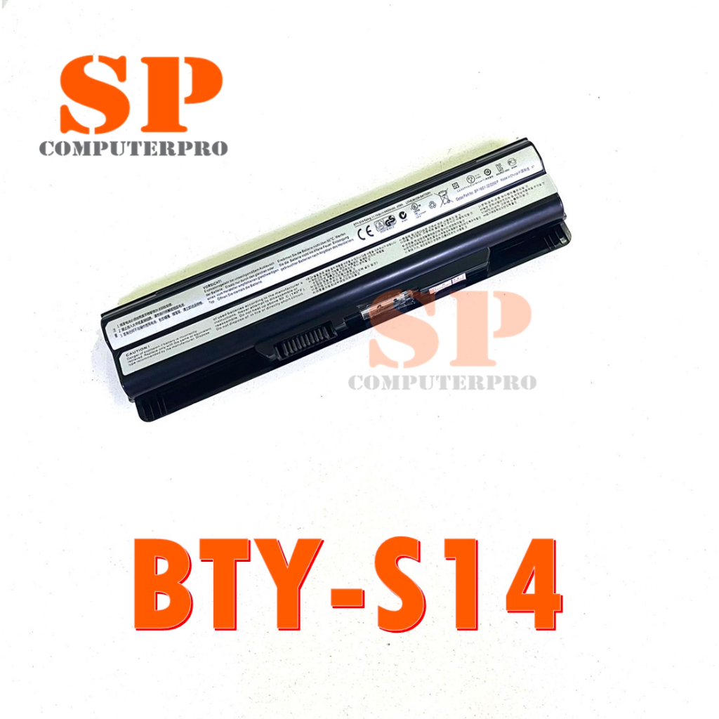 MSI BATTERY แบตเตอรี่ของแท้ Msi GE60 GE70 GP60 GE620 Model: BTY-S14 ...
