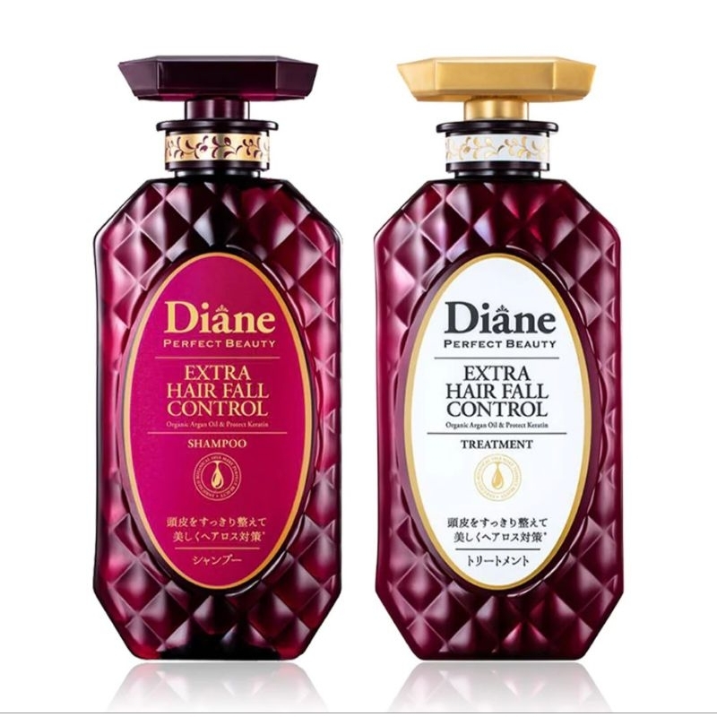 ( ของแท้ 100% ) 1 ชุด Moist Diane Hair Fall Control Shampoo 450ml ...