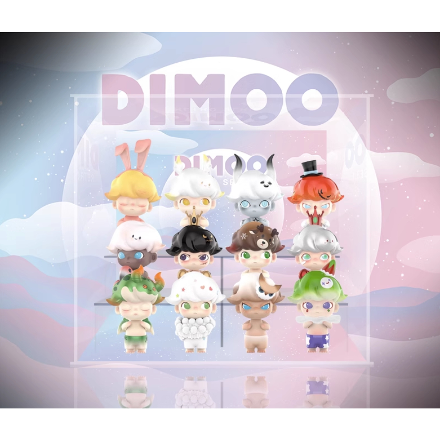 [สั่งผลิต] กล่องอะคลิลิคสกรีนลาย POP MART Dimoo Retro Series 无 | Shopee ...