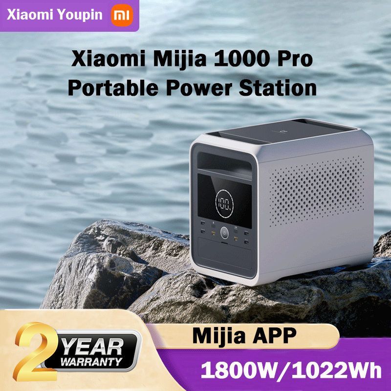 Mijia Youpin 1000 Pro Portable Power Station แบตเตอรี่สำรอง 1800W/1024 ...