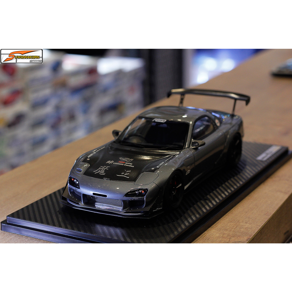Ignition Model : IG2041 1/18 FEED RX-7 (FD3S) 魔王 Gun Metallic | Shopee Thailand