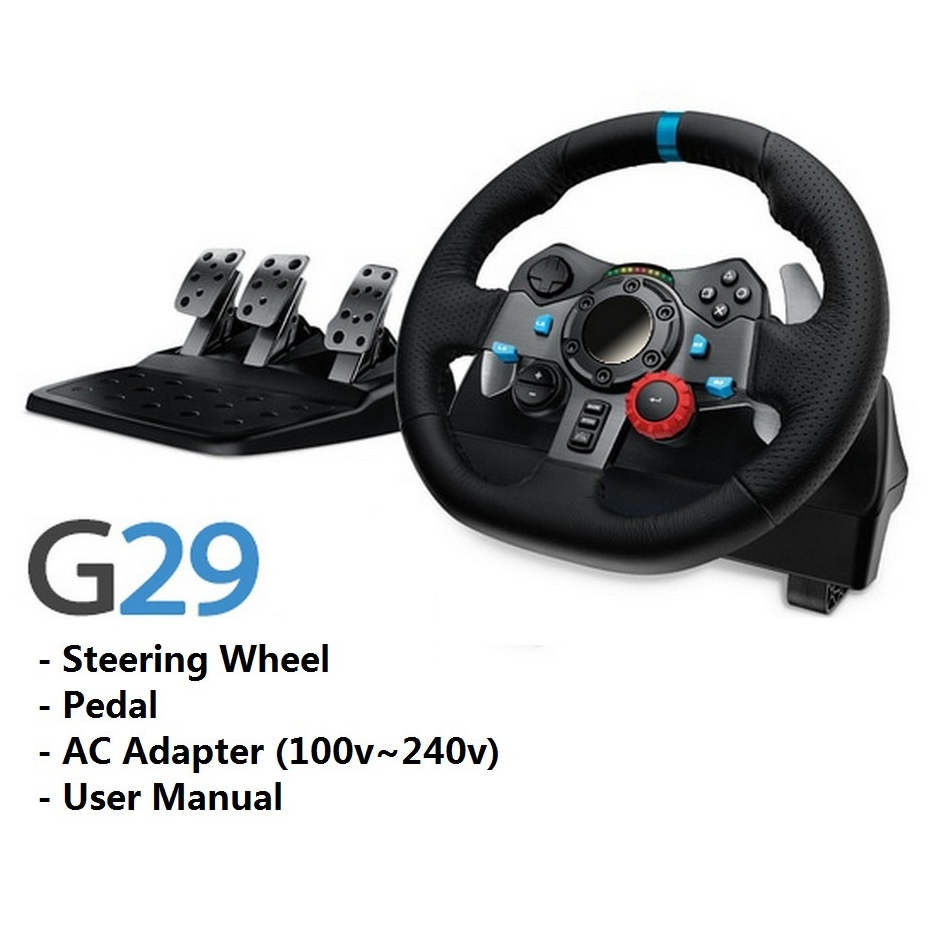 ⚡️จอยพวงมาลัยเกมมิ่ง⚡️ LOGITECH G923 / G29 / G920 Gaming Racing Wheel ...