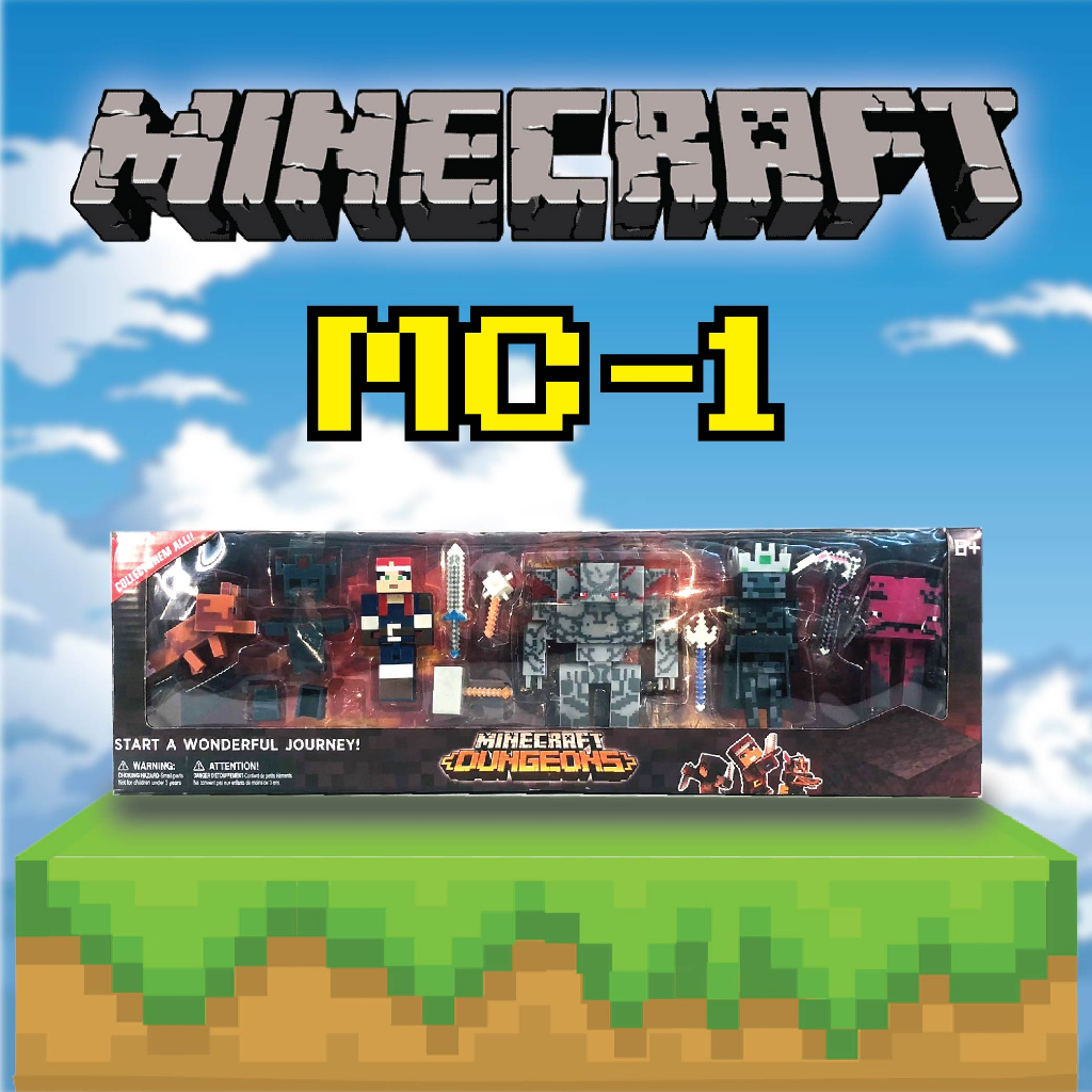 (กดซื้อในShopee Video ลดเพิ่ม 100บ) โมเดลมายคราฟ Minecraft ของเล่น ...