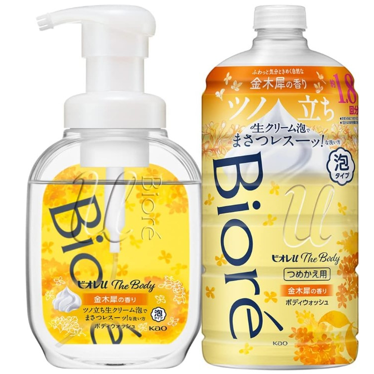 Biore U The Body Form Wash โฟมอาบน้ำ มูสหนานุ่ม กลิ่นหอมหมื่นลี้ Limited Edition | Shopee Thailand
