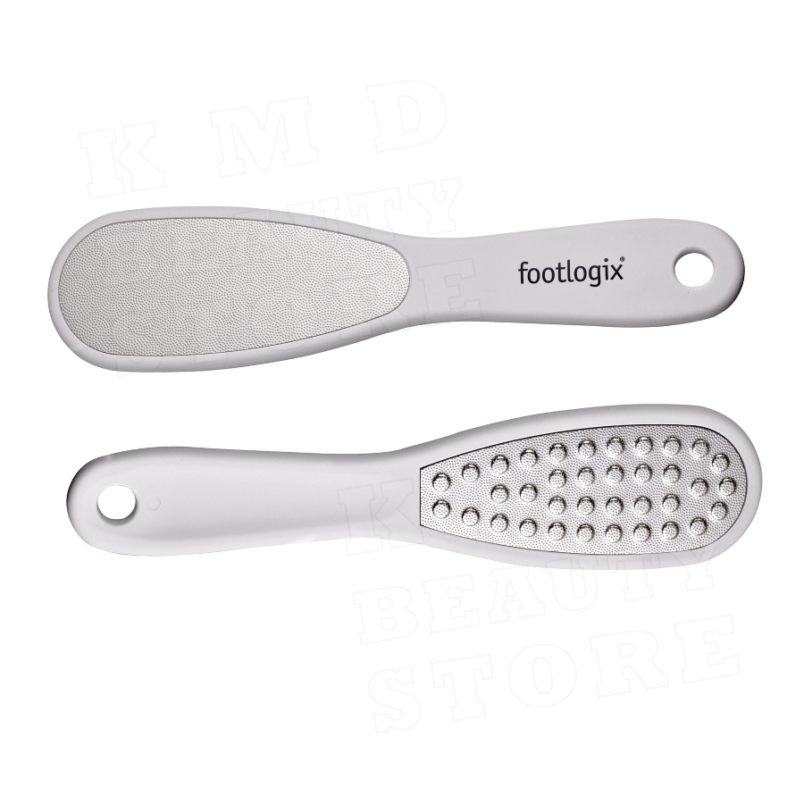 Footlogix pedicure file ด้ามขัดเท้าแผ่นสแตนเลส ด้ามจับสีขาว ความหยาบสอง ...