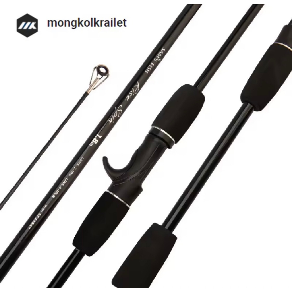MK คันเบ็ดตกปลาแคสติ้ง สปินนิ่ง 2 ส่วน คุณภาพสูง 1.65M/1.8M/ 2.1M กริป EVA คันเบ็ดตกปลา | Shopee ...